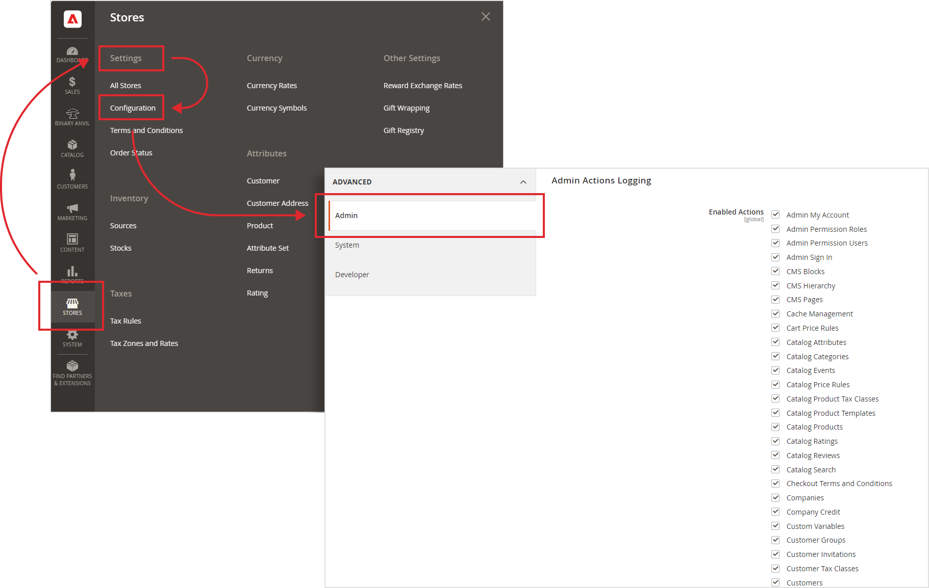 Track Admin Actions in Adobe Commerce with Action Logs | Binary Anvil